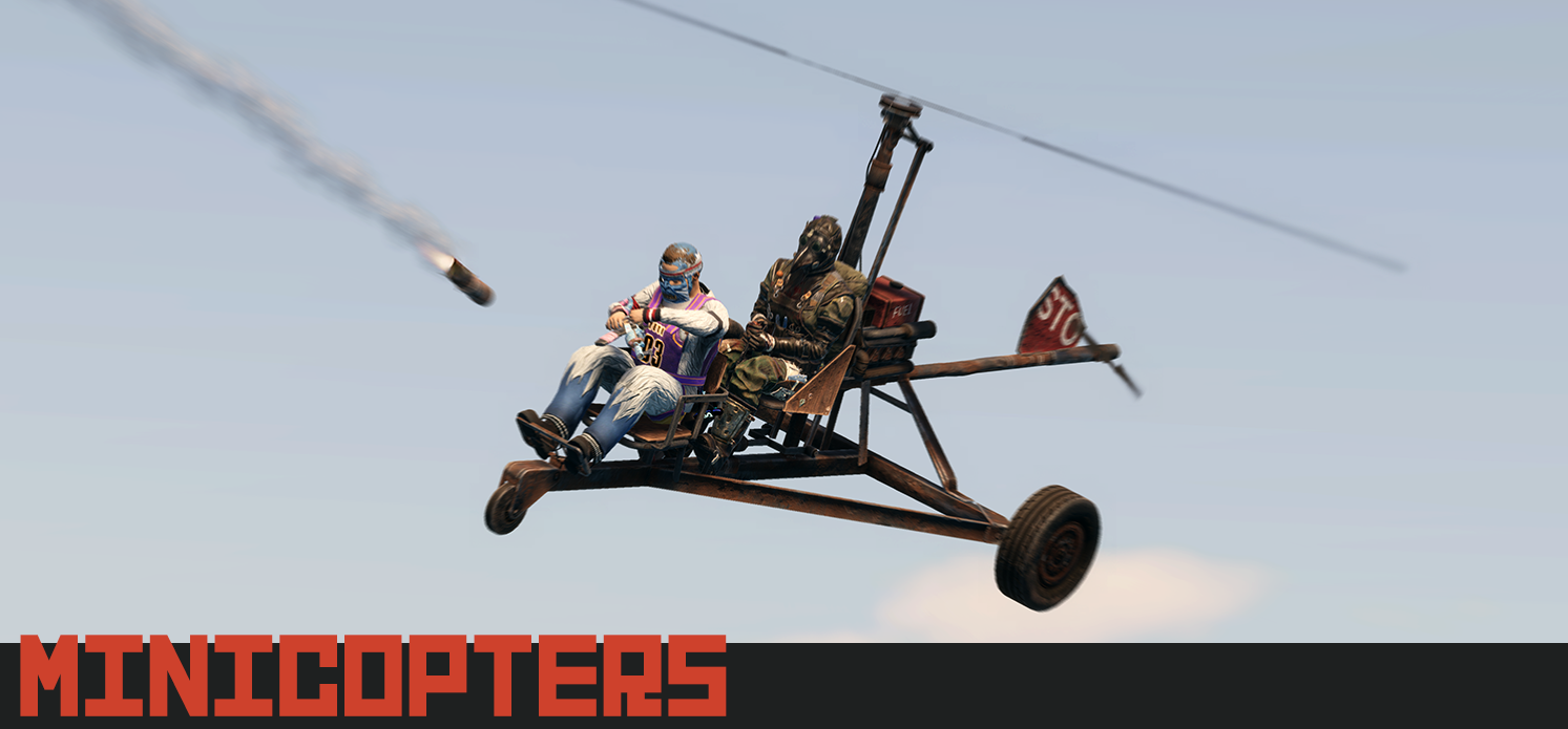 How To Fly Minicopter: Rust / Blog / Physgun.com
